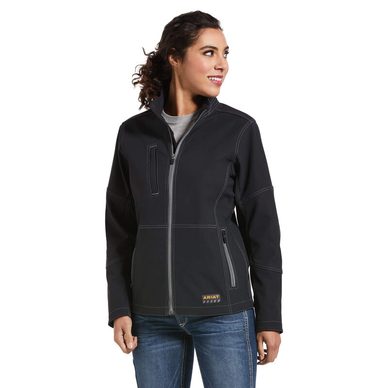 Rebar Stretch Canvas Softshell Jacket | Ariat Crew