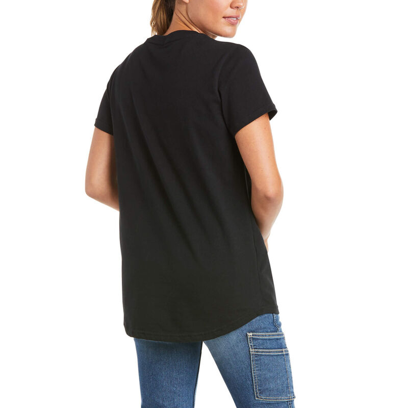 Rebar Cotton Strong V-Neck T-Shirt | Ariat Crew