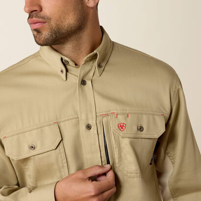 FR Solid Vent Work Shirt | Ariat Crew