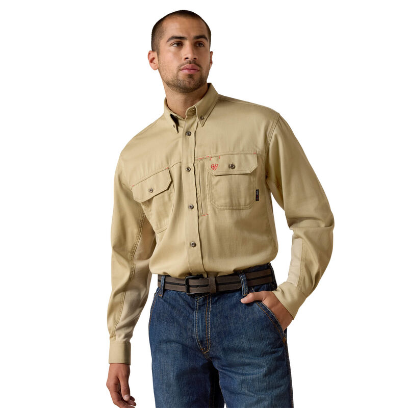 FR Solid Vent Work Shirt | Ariat Crew