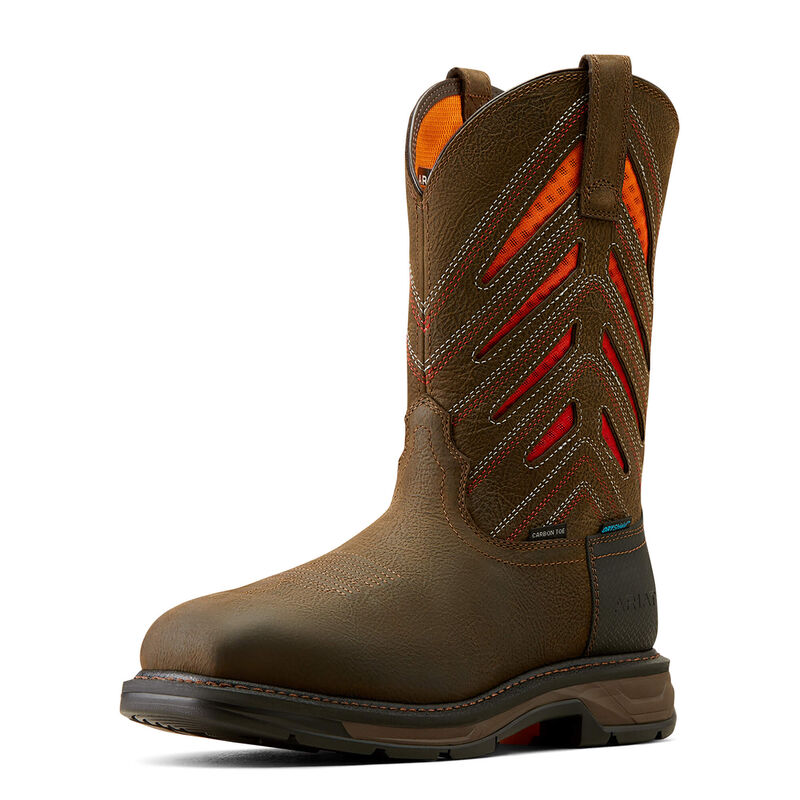 WorkHog XT VentTEK Waterproof Carbon Toe Work Boot | Ariat Crew